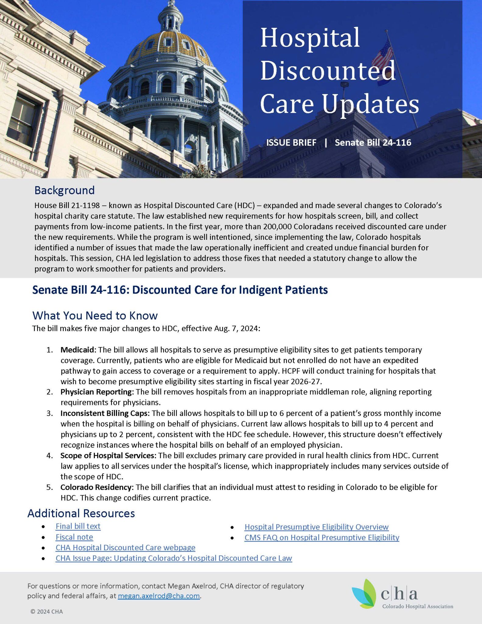 Hospital Discounted Care | Colorado Hospital Association